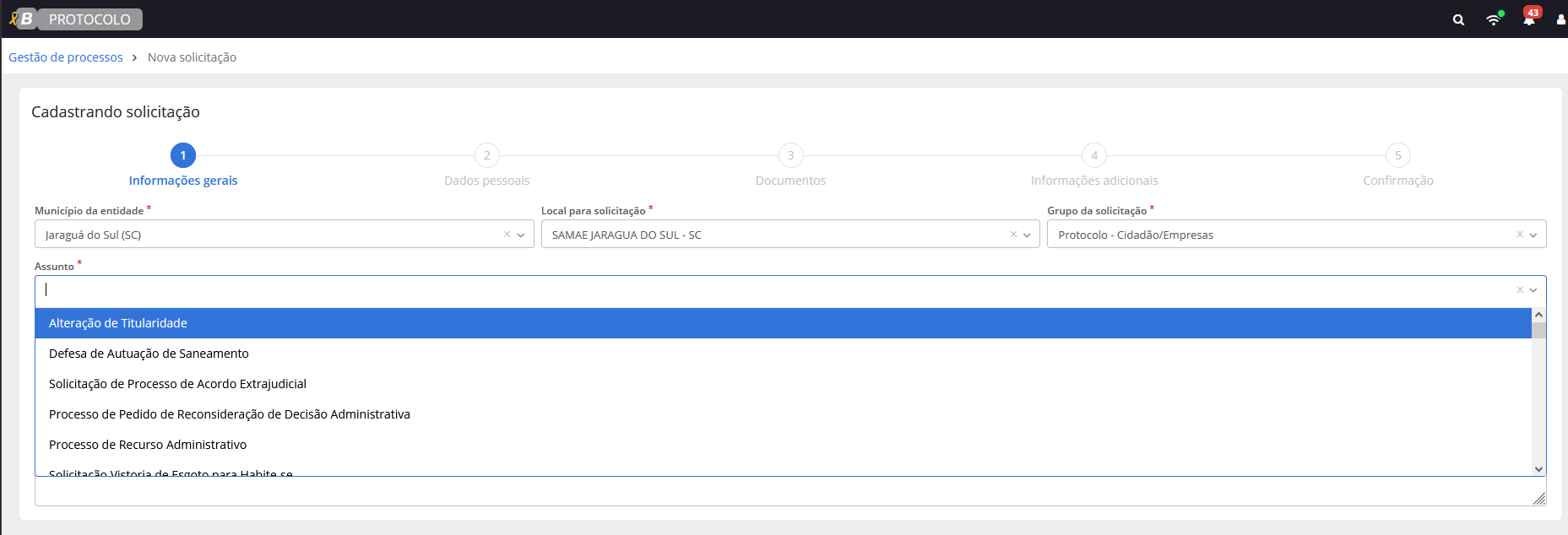 Troca De Titularidade Samae Jaraguá Do Sul